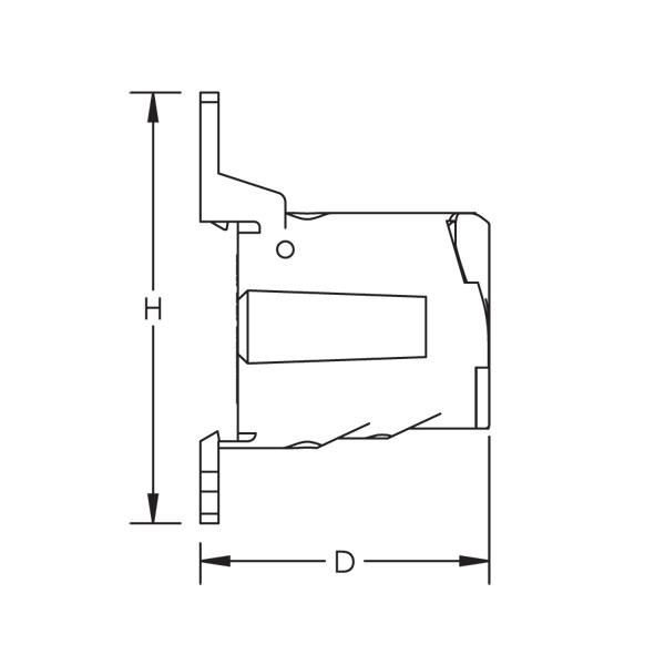 Jednopolni distributivni blok 80A, šifra 569010 | Inicijali Trade d.o.o.